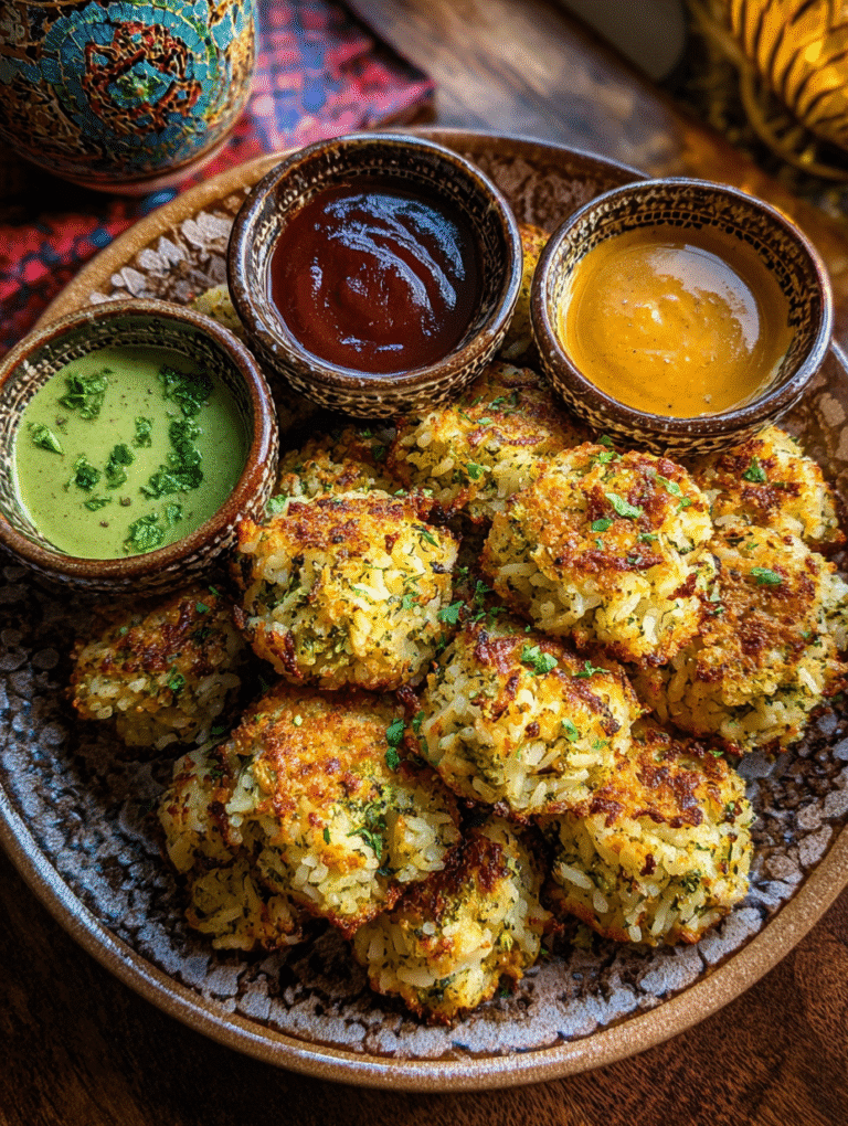 Air Fryer Cheesy Broccoli Rice Bites – Kids Love This Snack!
